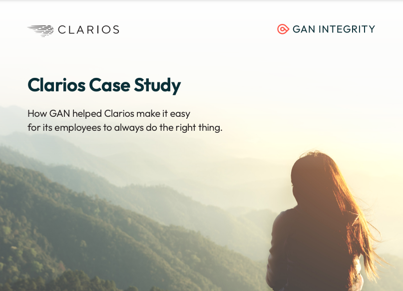 Customer Stories: Clarios — GAN Integrity